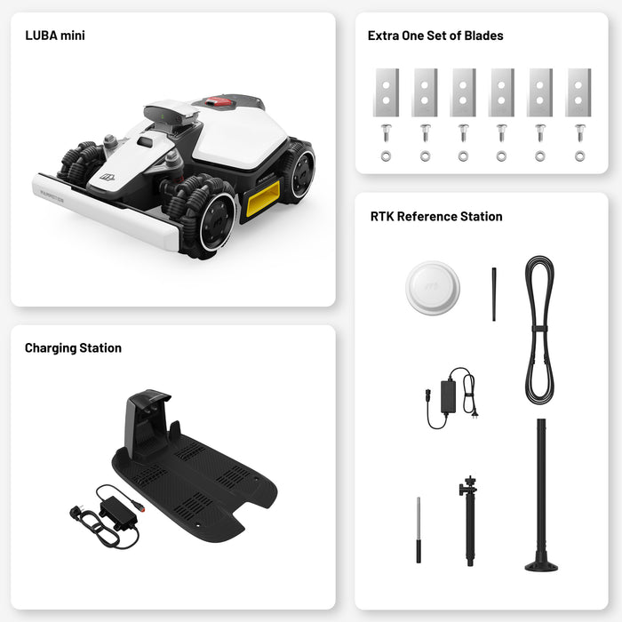 LUBA mini AWD Robot Lawn Mower | Mammotion AU
